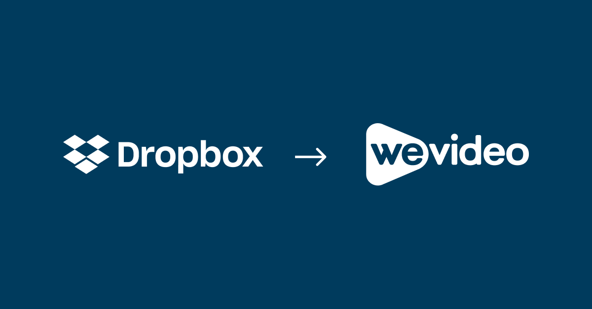 WeVideo + Dropbox | Make Stunning Videos in Minutes