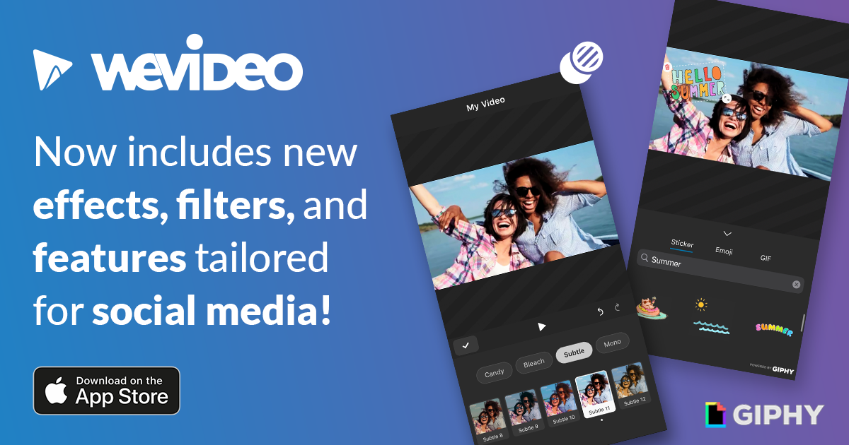 WeVideo enhances mobile video creation on the go with new iOS update